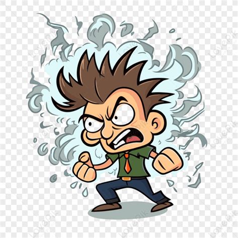 การ์ตูนคนตื่นตระหนกต่อสู้กับน้ำ เวกเตอร์ Png สำหรับการดาวน์โหลดฟรี
