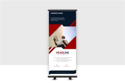Creative Roll Up Banner Design Graphic By Oceanauvy · Creative Fabrica
