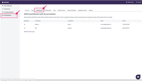 Add A Practitioner To Medchart Medchart Canada Chart Assist