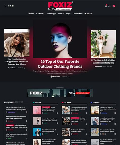 Demos – Foxiz Newspaper News Magazine WordPress Theme