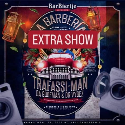 Trafassi Man Extra Show Muziekcafé Barbiertje