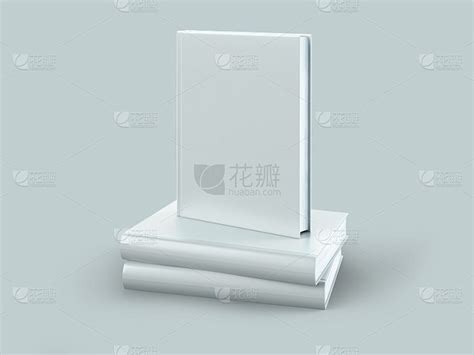 在空白背景上空白精装书模板