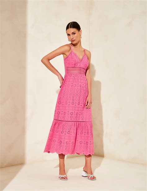 Vestido Laíse Darcy Rosa Delight Store