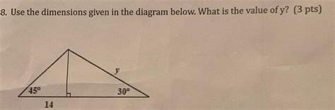 [answered] 8 Use The Dimensions Given In The Diagram Below What Is The