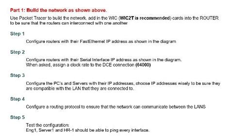 Solved Computer Networks Using Packet Tracer Chegg