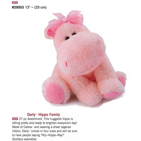 Chipo Toys Плюшен хипопотам Дарли Ks 29503 Bg