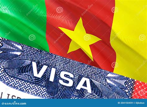 Stamp In Passport For Traveling An Open Passport International Travel