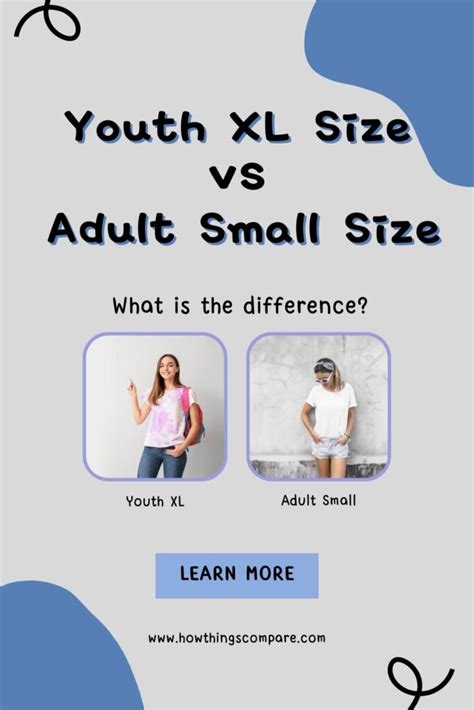 Youth Xl Vs Adult Small What Are The Size Differences Paint Color