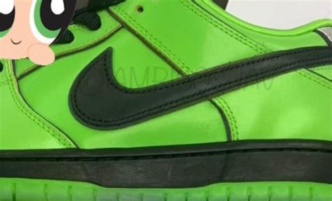 The Powerpuff Girls X Nike Sb Dunk Low Buttercup Nice Kicks