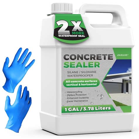 Professional Concrete Sealer 1 Gallon Penetrating Concrete Sealer