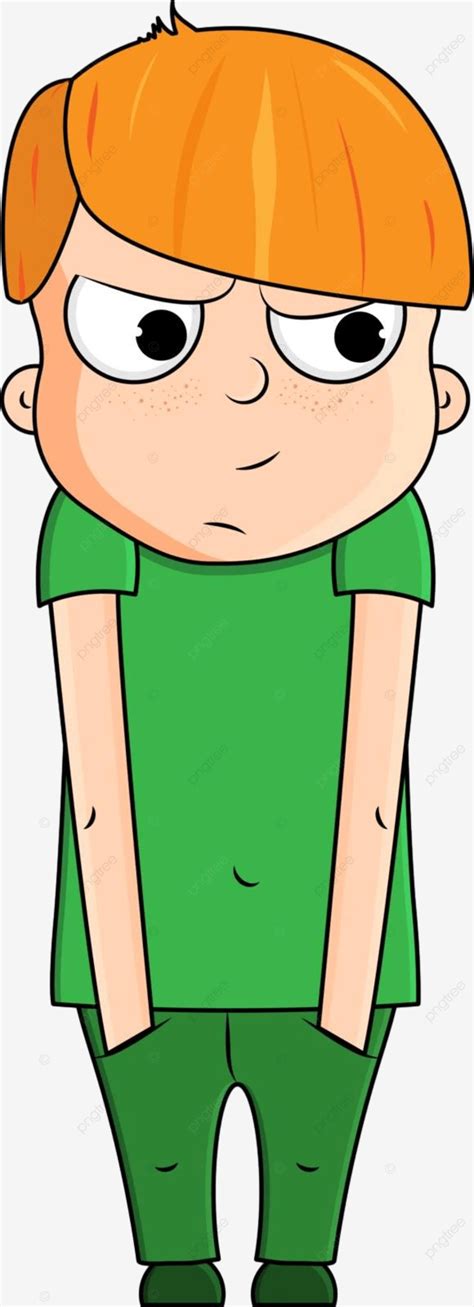 Envyinducing Cartoon Of Adorable Red Boy Vector Artwork Vector Age