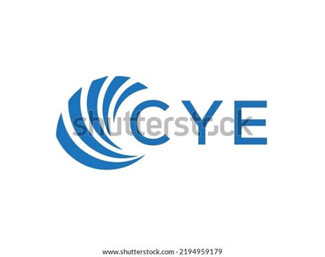 Cye Letter Logo Design On White Stock Vector Royalty Free 2194959179