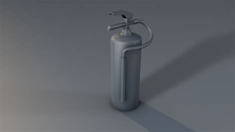 灭火器 3D模型 5 c4d fbx obj Free3D