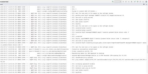 Amazon Web Services Enable Logs For Paho MQTT Client On AWS