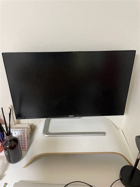 Aoc 알파스캔 모니터 I2481fxh 24인치 이케아 식핀 모니터 받침대 면목제5동 디지털기기 당근 중고거래