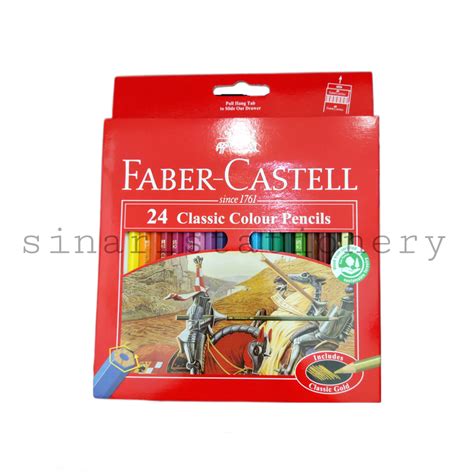 Jual Kelir Faber Castell 24 Warna Classic Shopee Indonesia