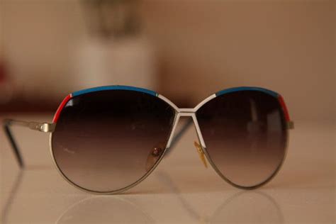 Vintage Tortoise Frames Chrome Red Blue Whiteclearance Etsy