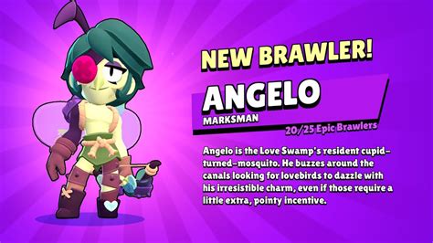 Brawl Stars ANGELO Unlocked New Epic Brawler YouTube