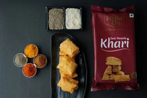 Flour Eight Am Masala Khari Biscuit Packaging Type Packet Packaging