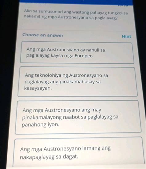 Alin Sa Sumusunod Ang Wastong Pahayag Tungkol StudyX