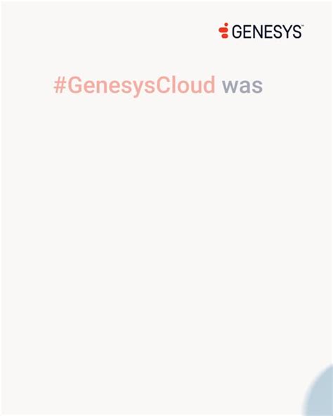 Dustin Devore Mba On Linkedin Genesys Cloud G2 Ai Award Wins