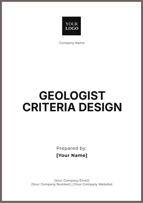 Free Criteria Templates To Edit Online