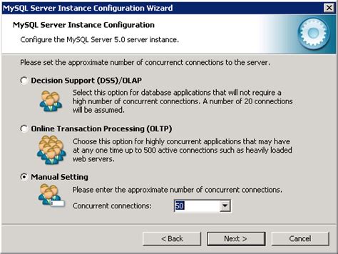 Configure Mysql Server