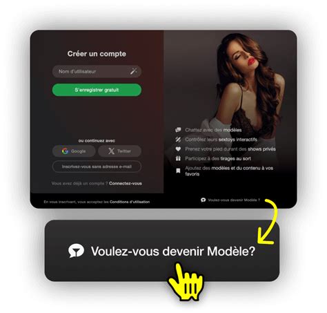 Stripchat Inscription De Modèle Ouvrir Un Compte Modèle