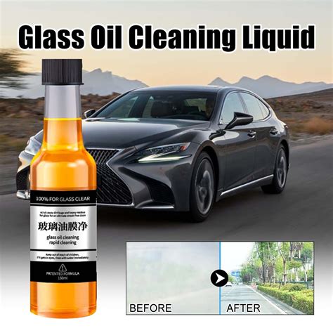 Weloille 150ml Glass Film Removal Car Glass Oil Film Cleaner Car