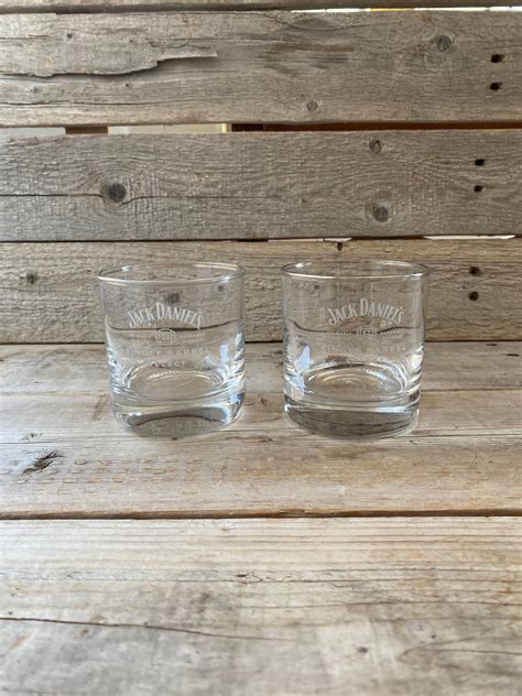 Set Of 2 Jack Daniels Glasses Etsy