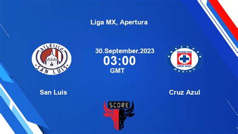 San Luis Vs Cruz Azul Live Score Head To Head Asl Vs Caz Live Liga
