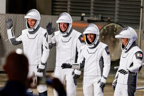 New International Space Station Crew Launches With 4 Astronauts From 4