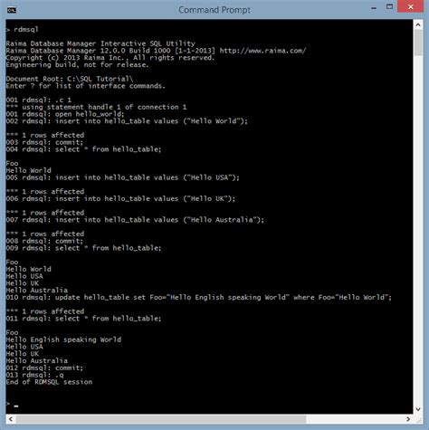 How To Create A Database With Sql