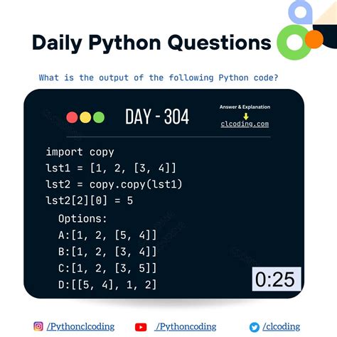 Python Coding Python Coding Challenge Day 304 What Is The Output