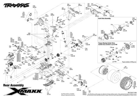 Traxxas X Maxx Exploded Views Scorched Parts Rc