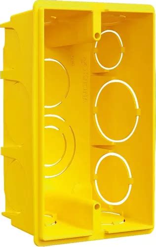 Caixa Luz Amarela 4x2 Eletroduto Flex Corrugado C 24un Krona