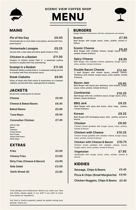 🌟 New Menu Starting From Lucas Bistro At Scenic View Facebook