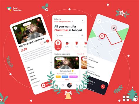 Food Delivery App Mobile App Ui Design By Capi Creative On Dribbble