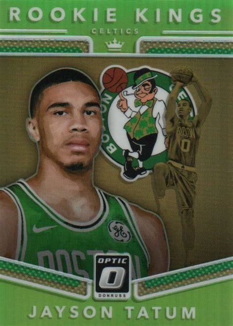 Jayson Tatum 2017 Optic 3 Rookie Kings Lime 149 Price Guide