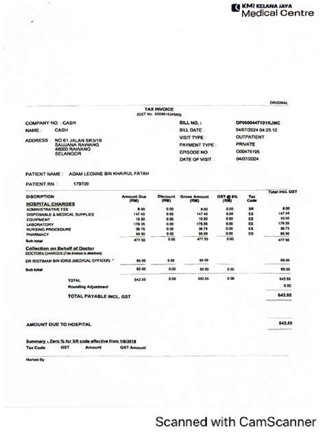 Scan Receipt Pdf