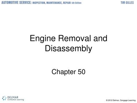 Ppt Engine Removal And Disassembly Powerpoint Presentation Free