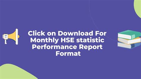 Download Hse Statistics Report Format Hse Formats In Excel