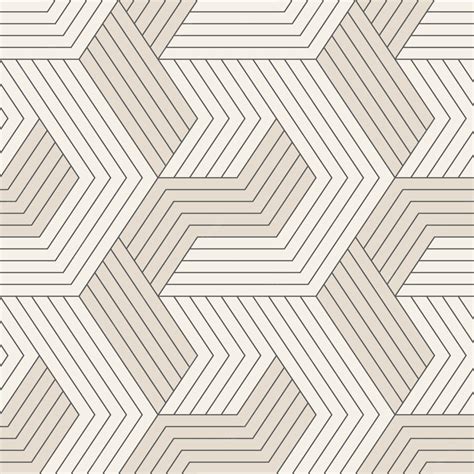 Premium Vector Seamless Pattern With Symmetric Geometric Lines