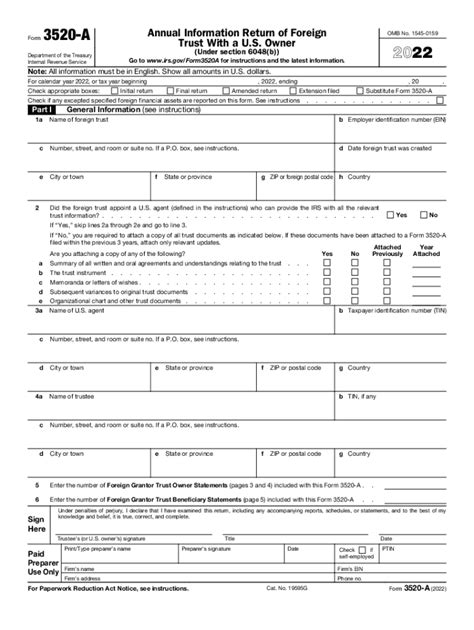 2022 Form 3520 Fill Out And Sign Online Dochub