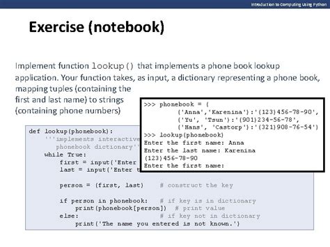 Introduction To Computing Using Python More Builtin Container