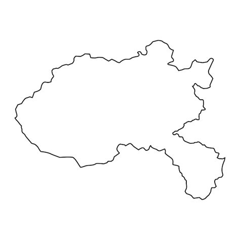 Premium Vector Xiangkhouang Map Administrative Division Of Lao