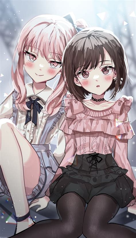Shinonome Ena And Akiyama Mizuki Project Sekai Drawn By Kimuouoo