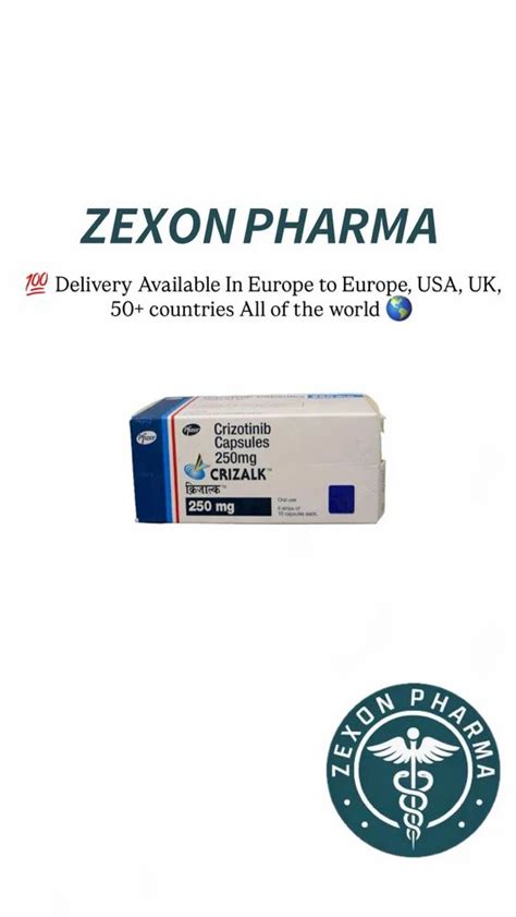 Crizotinib Capsules 250 Mg Crizalk At ₹ 89600 Box Crizocent In Surat Id 2857382815897