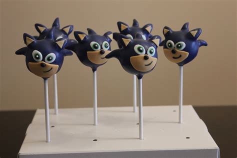 Sonic The Hedgehog Themed Gourmet Cake Pops Etsy