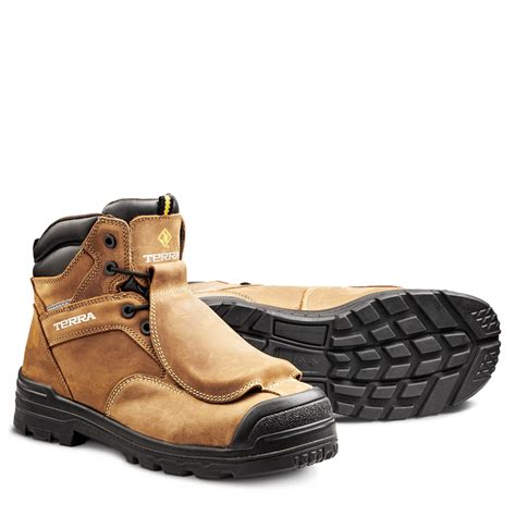 Mens Terra Barricade 6 Composite Toe Safety Work Boot With External